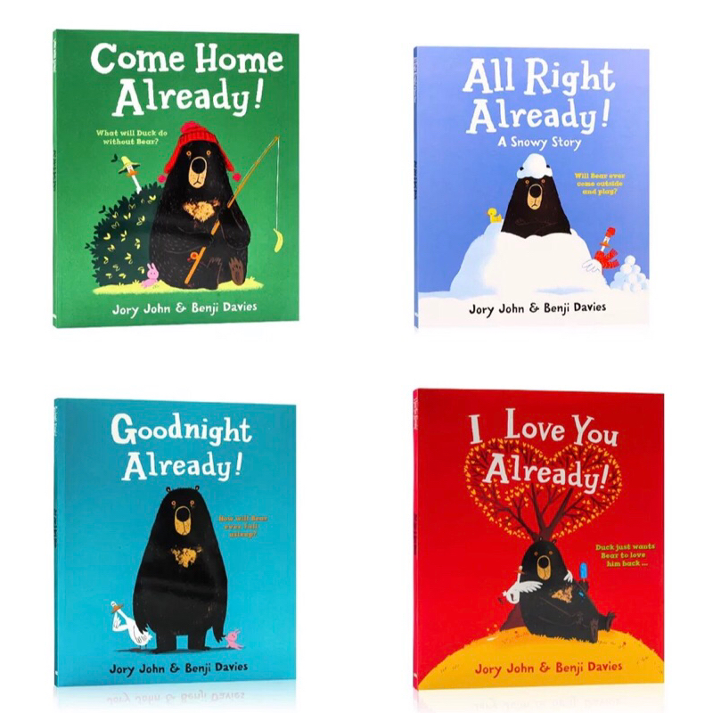 正版平裝 Come Home Already 熊和鴨子 Benji Davies作品 | 蝦皮購物