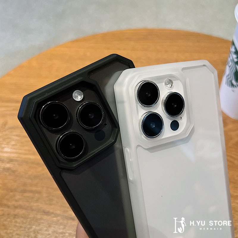 H.YU【現貨┃快速出貨】菱形殼 壓克力背板 防摔殼 13 XR iX Xs 11 12Pro Max | 蝦皮購物