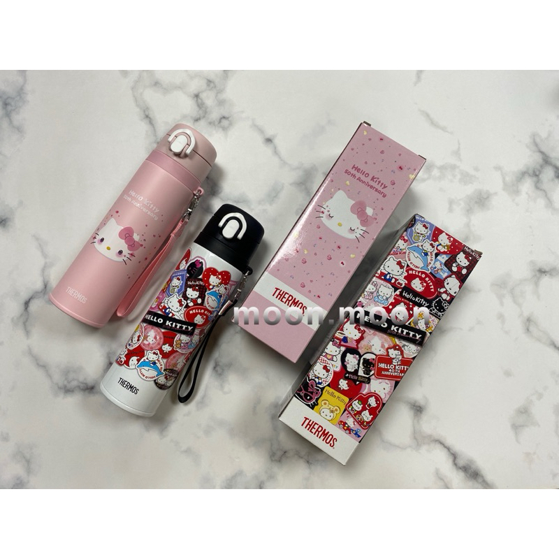 限量款 Hello Kitty 50週年限定 THERMOS 膳魔師保溫瓶 JNT-550系列 550ml 台灣限定 | 蝦皮購物