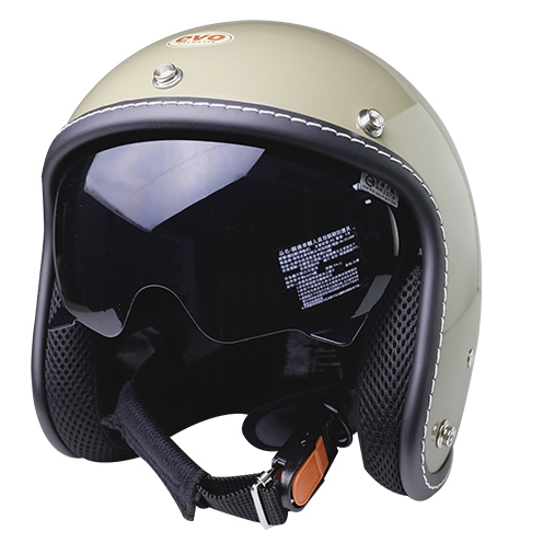 EVO CA312S / CA312 荒野綠 皮線內鏡騎士帽 安全帽《遠古騎士》 | 蝦皮購物