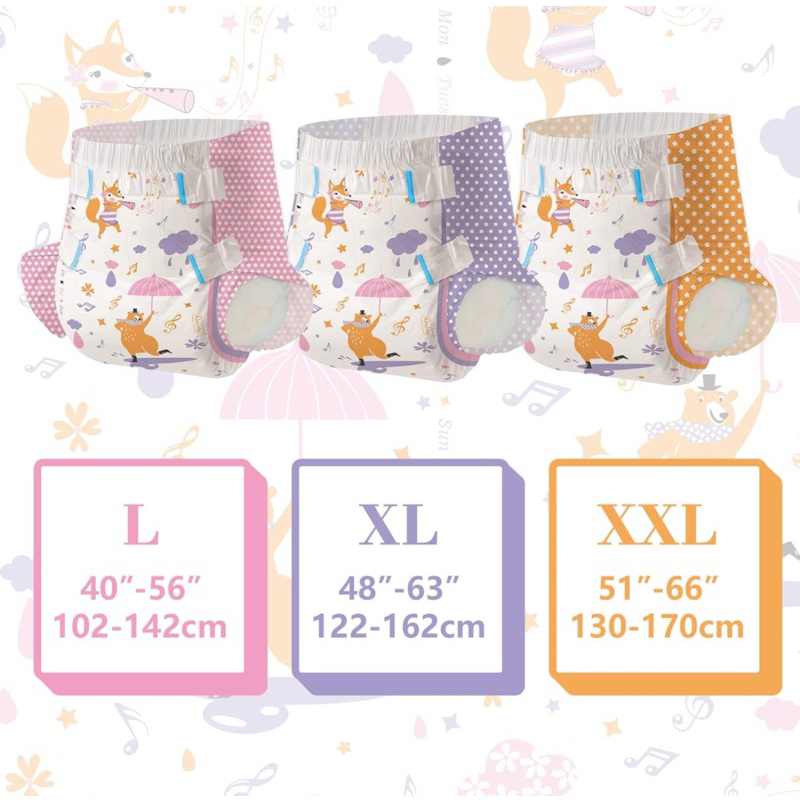 ABDL BDSM DDLG 2024新款 預購 狐狸 L號 XL號 XXL號 7片 | 蝦皮購物
