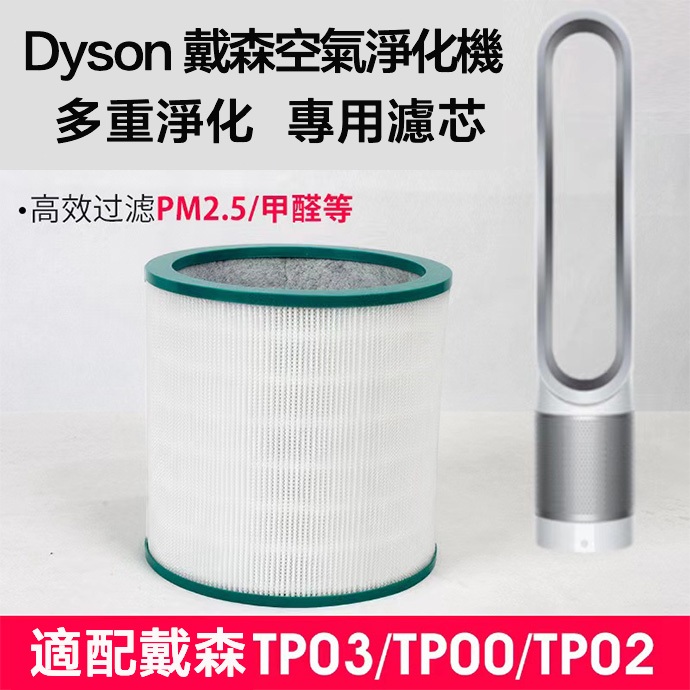 適用 Dyson戴森空氣淨化機 TP00/TP01/TP02/TP03/AM11/BP01 HEPA濾芯濾網 前置濾網 | 蝦皮購物