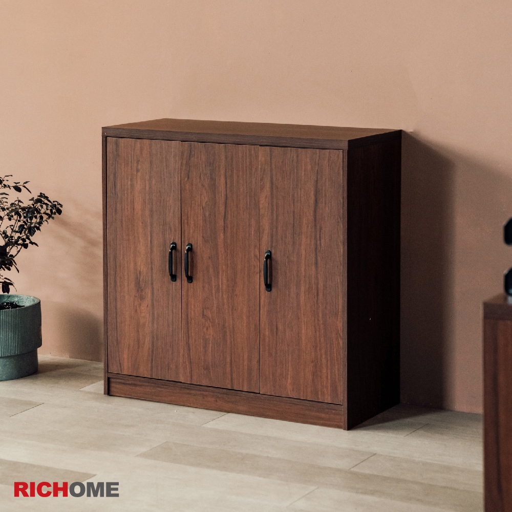 RICHOME 福利品 BO-400 DUKE三門檔案 書櫃 公文櫃 收納櫃 置物櫃 玄關櫃 辦公 門櫃 書櫃 高櫃 | 蝦皮購物
