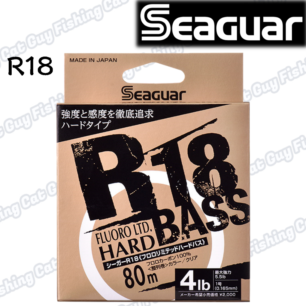 【碳線】seaguar R18 FLUORO LTD HARD BASS 80M | 蝦皮購物