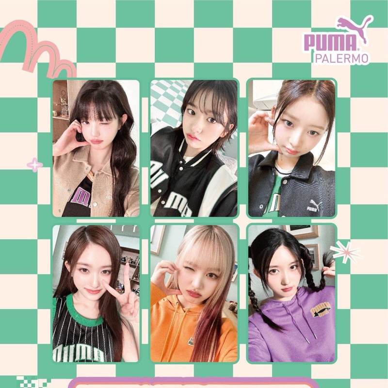現貨快速出貨_PUMA X IVE 小卡 限量聯名閃卡/整套未拆/單出員瑛 秋天 兪真 LIZ 李瑞 REI | 蝦皮購物