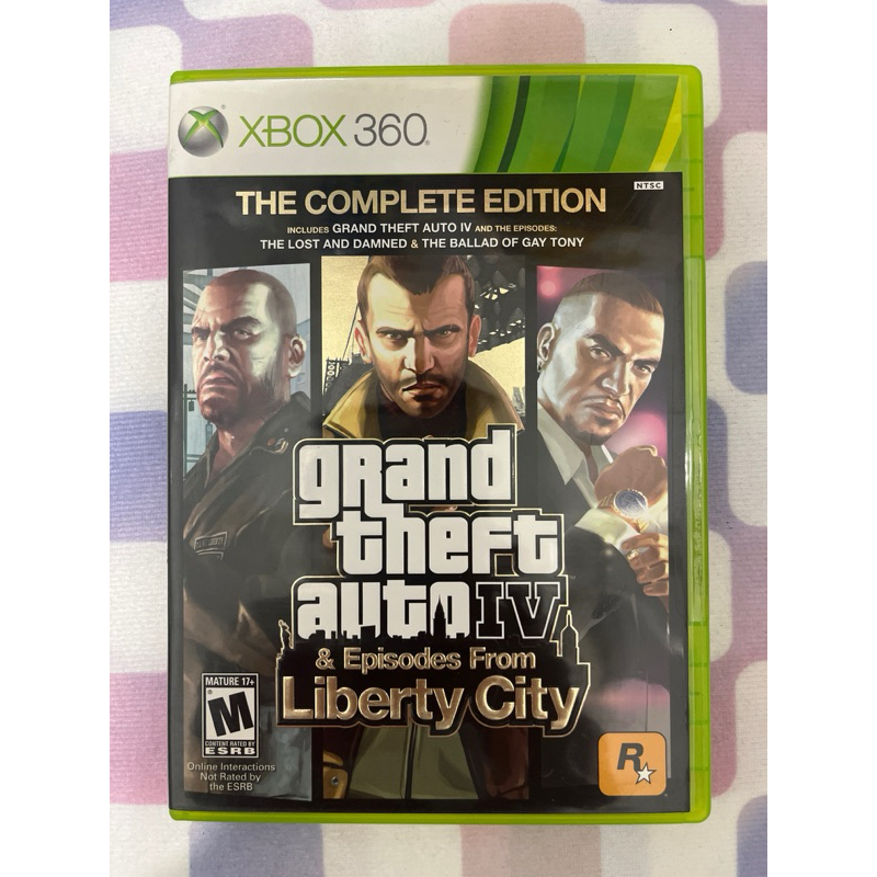 XBOX 360 gta4 俠盜獵車手+ 自由城故事 英文版 （ONE相容）XBOX360 | 蝦皮購物