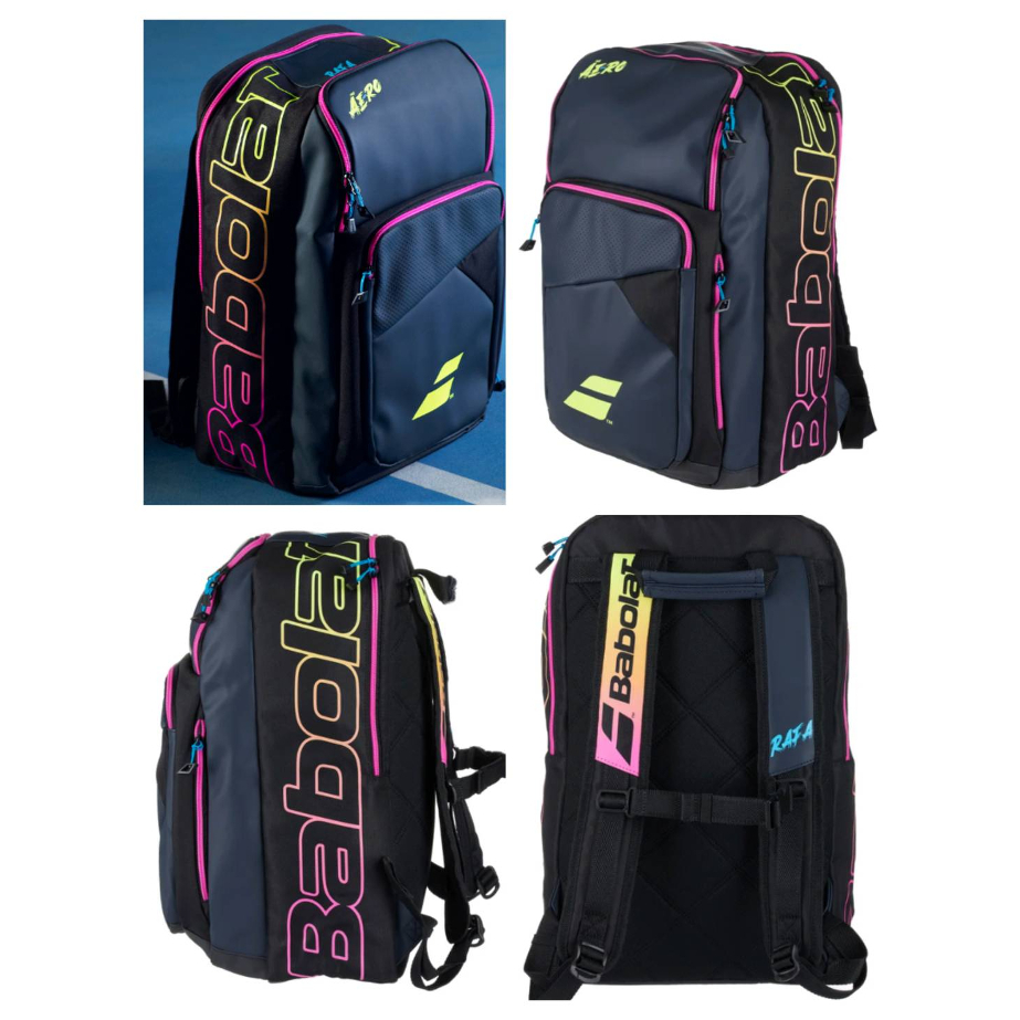 總統網羽球 BABOLAT PURE AERO RAFA BACKPACK 雙肩 多功能 後背包 球拍袋 | 蝦皮購物