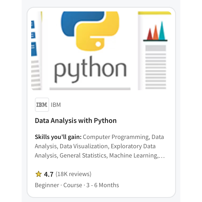 【入門中級進階】資料分析課程｜數據分析課程｜python資料分析課程｜python數據分析課程｜ibm訓練師 蝦皮購物
