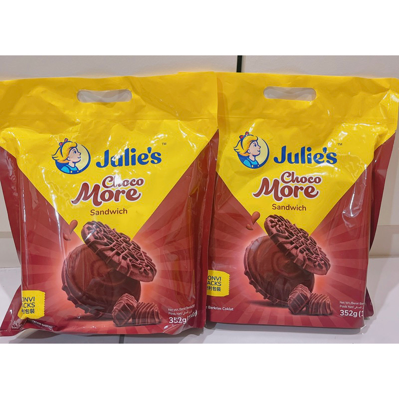 Julie’s 茱蒂絲巧克力味夾心餅 352g 內有8份 | 蝦皮購物