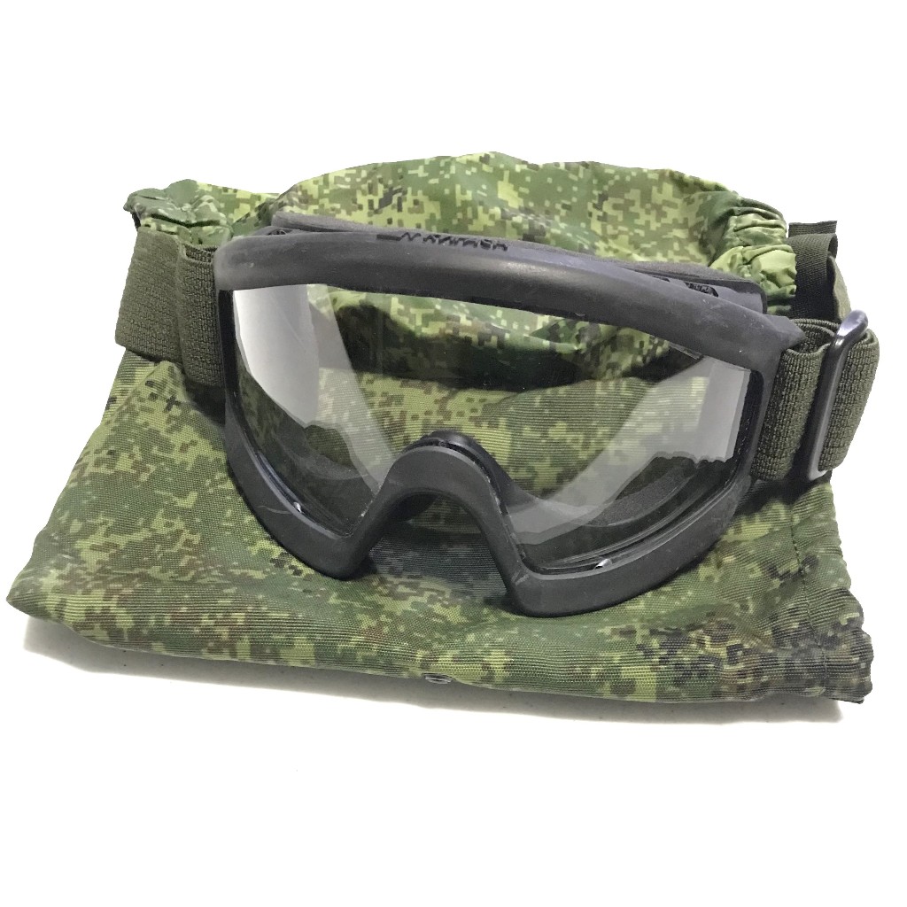 俄軍公發 6B34 防破片護目鏡 防風鏡 EMR 叢林數位迷彩 全新 | 蝦皮購物