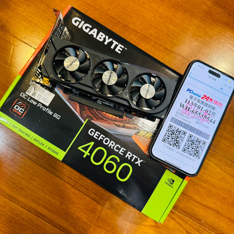 技嘉 GeForce RTX 4060 OC Low Profile 8G 顯示卡(GV-N4060OC-8GL) | 蝦皮購物