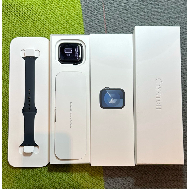 Apple Watch Series 9 GPS 45mm 無傷保固到明年 午夜色 A2980 S9 series9 錶 | 蝦皮購物