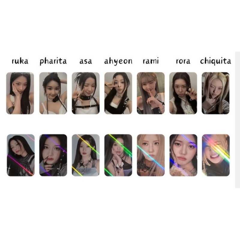 Babymonster yg 特典 小卡 Ahyeon Ruka Pharita Asa Rami Rora | 蝦皮購物