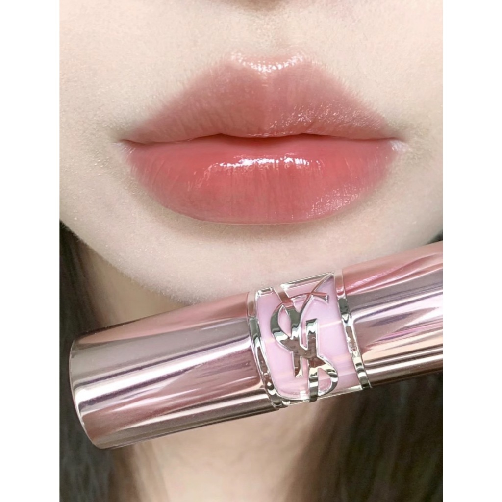 Y.A🌸2024 ysl粉圓管 粉銀管 YSL 5B 7B 情挑誘吻晶亮蜜唇膏 情挑誘光水唇膏 ysl唇膏 口紅 | 蝦皮購物