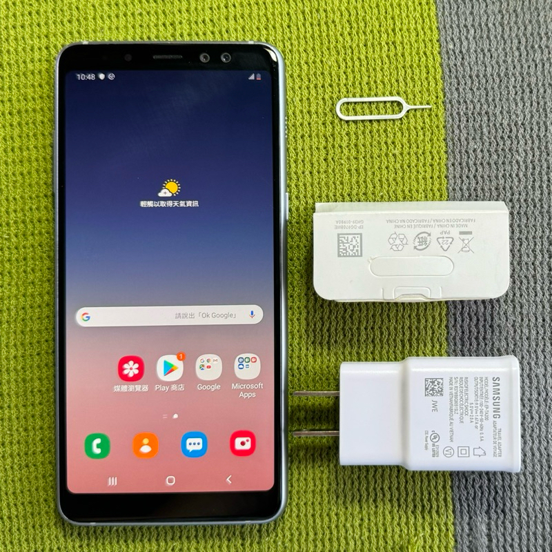 Samsung A8+ 6G 64G 6吋 雙卡雙待 指紋辨識 A8 + A8plus plus 三星 二手 螢幕刮傷 | 蝦皮購物