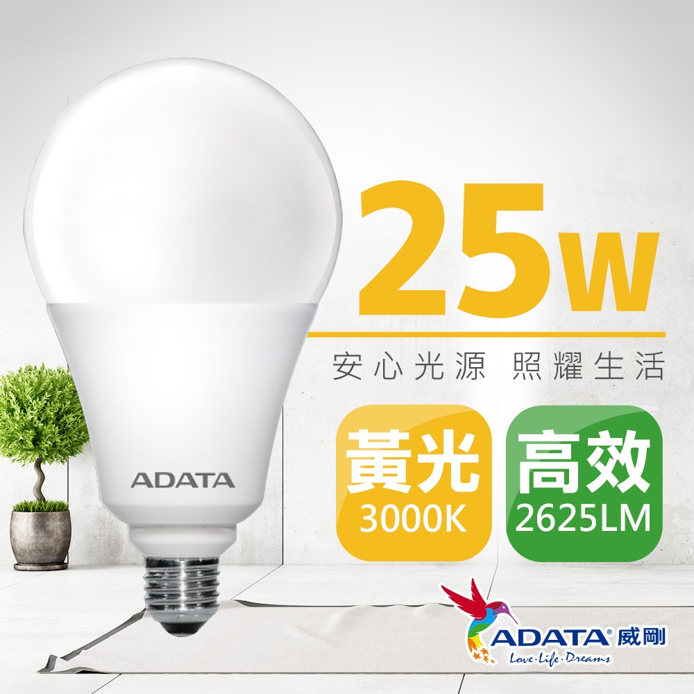 【大燈泡優惠出清】25W LED燈泡 球泡燈 E27 節能 省電 BSMI 高效能 高流明 全電壓_黃光 | 蝦皮購物