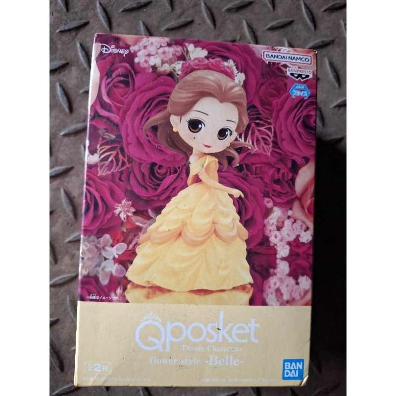 BANDAI 迪士尼 美女與野獸 Beauty and the BEAST 貝兒 bella Qposket Qp 公仔 | 蝦皮購物