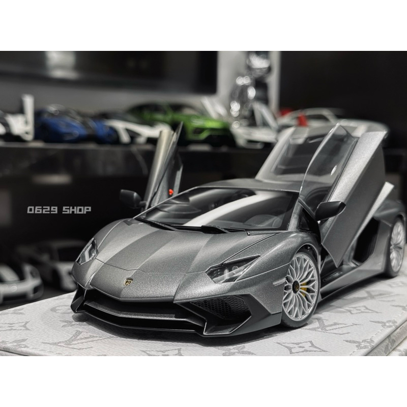 1/18 Autoart Lamborghini Aventador LP750 SV 輪框升級版 藍寶堅尼模型車收藏品 | 蝦皮購物