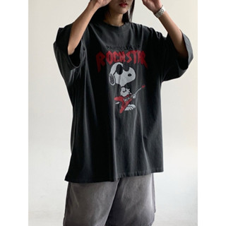 【4Ds - studio 】正韓國Rocker 史努比水洗短踢 | 蝦皮購物