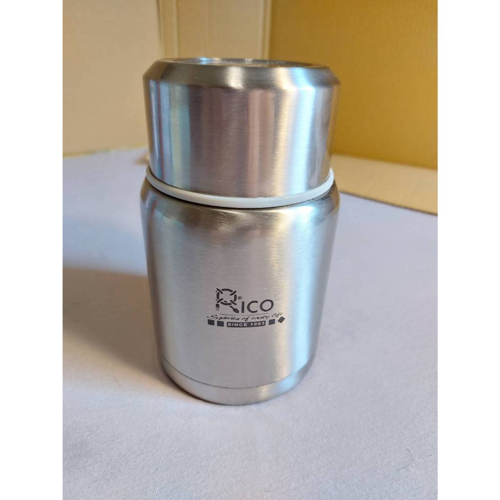 【貓客小棧】全新現貨 rico 不鏽鋼真空 保溫食物罐 380ml 附湯匙 便宜出清 | 蝦皮購物
