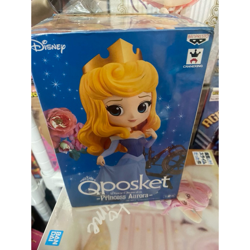 [售] 日版 迪士尼 公主 睡美人 QPOSKET QP 奧羅拉 Aurora B款 藍 景品 全新內袋未拆 | 蝦皮購物