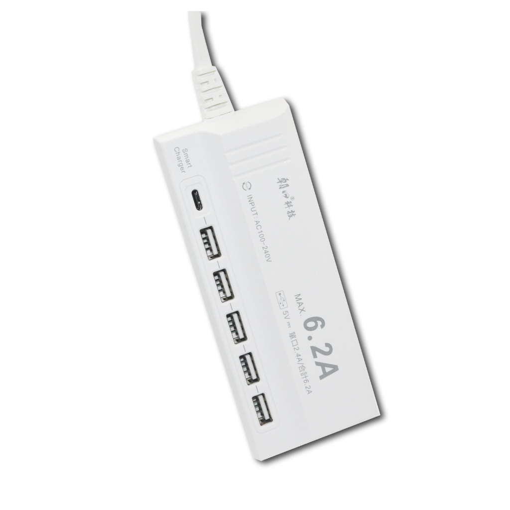 朝日科技 國際電壓 6USB 旅行智慧快充 6.2A 延長線 1.5米 國際電壓 插座 USB延長線 USB-06 | 蝦皮購物
