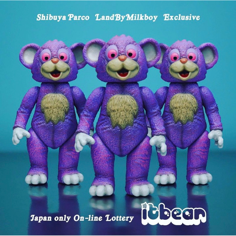 「全新現貨」The IT BEAR 渋谷PARCO PURPLE milkboytoys IT熊 ITBEAR | 蝦皮購物