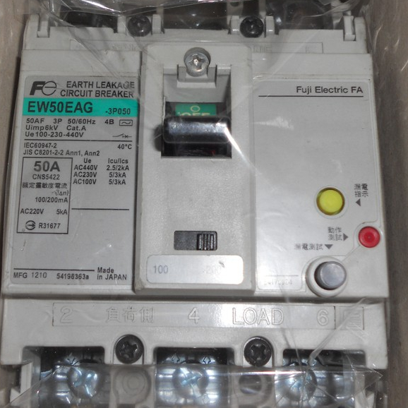 日本FUJI富士 漏電斷路器EW50EAG 3P 漏電開關 100.200mA 5KA (d2) | 蝦皮購物