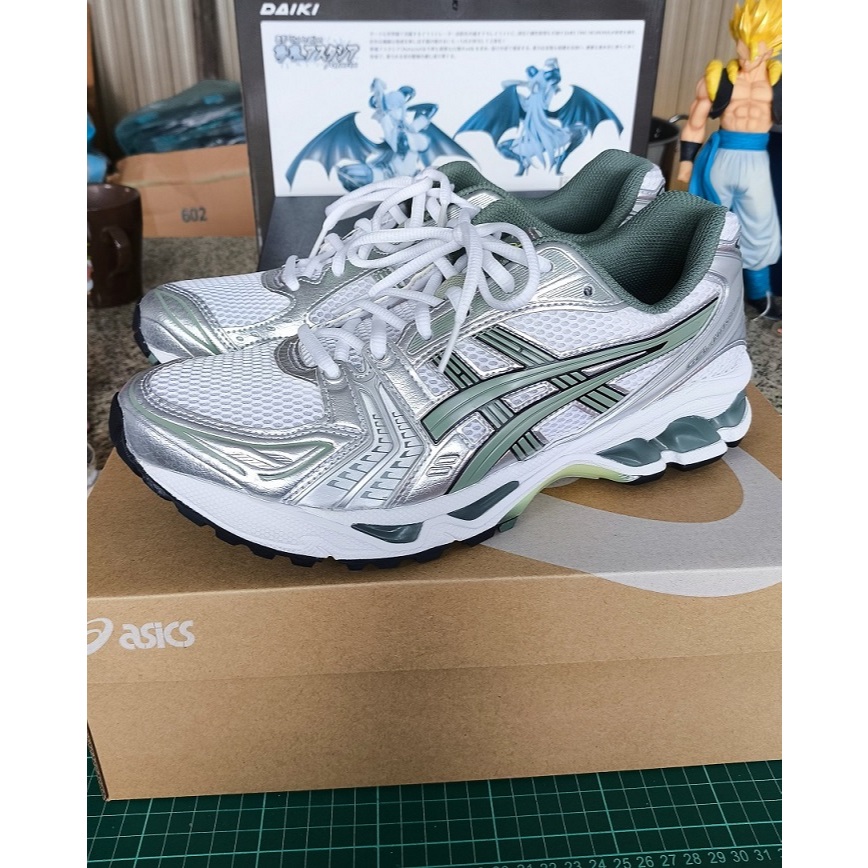 ASICS GEL-KAYANO 14 銀綠 Y2K 尺寸US9.5 27.5cm | 蝦皮購物