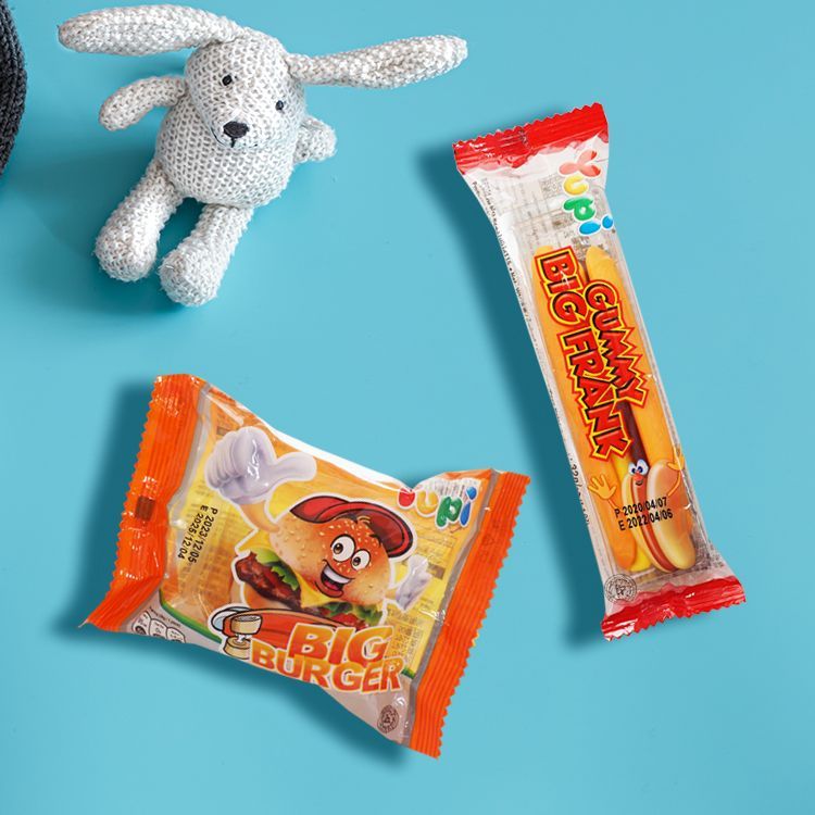 印尼 Yupi 呦皮 QQ糖(大熱狗軟糖)／大漢堡軟糖(1包入) 28g 款式可選【小三美日】D904315 | 蝦皮購物