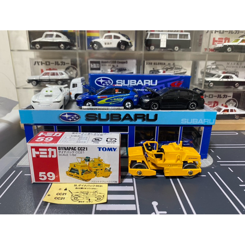 TOMICA NO.59-2 DYNAPAC CC21 稀有絕版藍標號車 | 蝦皮購物