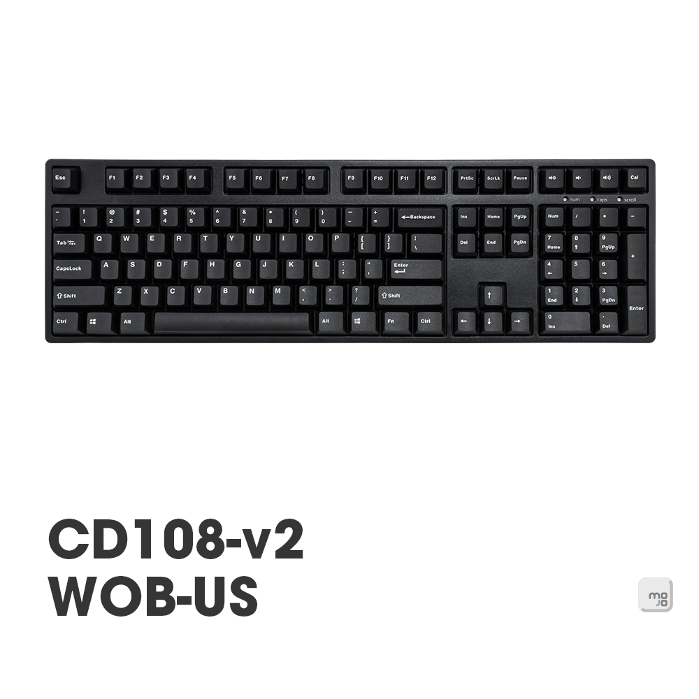 IKBC 新CD108 機械鍵盤 黑殼白字 PBT 二色鍵帽(US) | 蝦皮購物