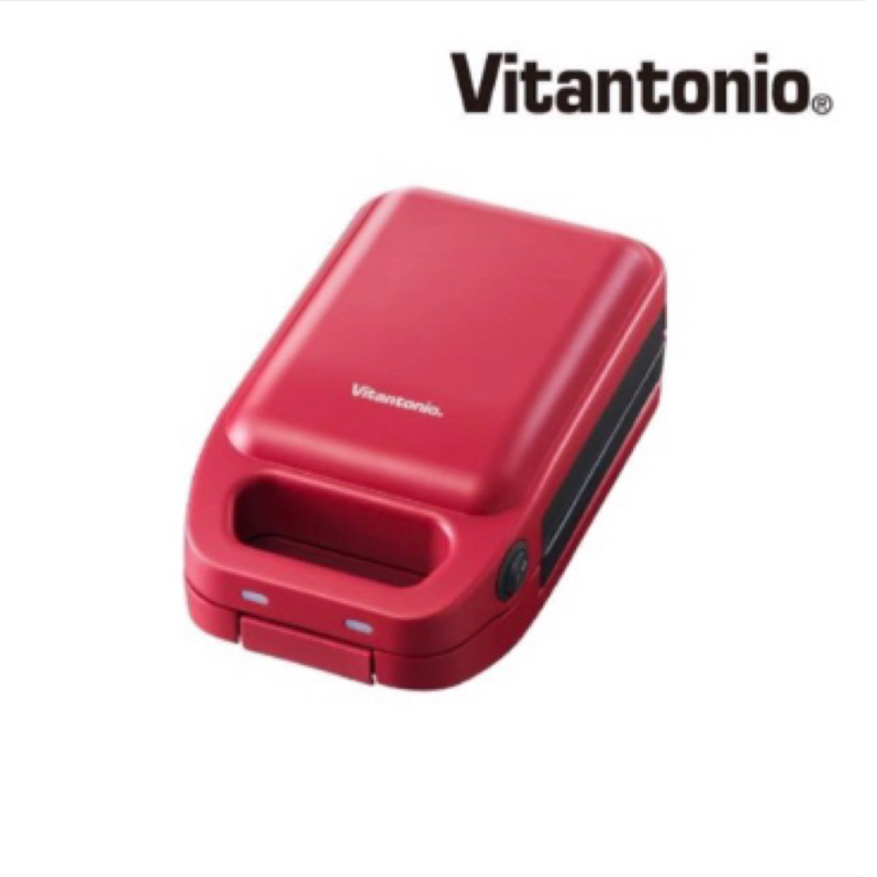 Vitantonio 小小V厚燒熱壓三明治機(熱情紅）全新商品 | 蝦皮購物
