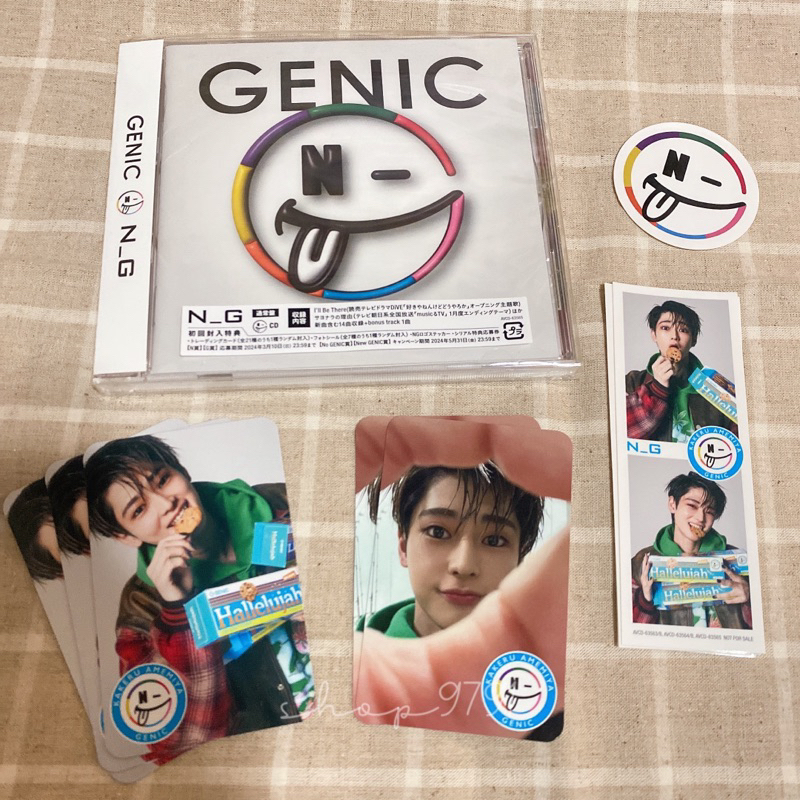 [現貨] GENIC 3rd ALBUM 「 N_G 」 通常盤 TOWER RECORDS 小卡 | 蝦皮購物