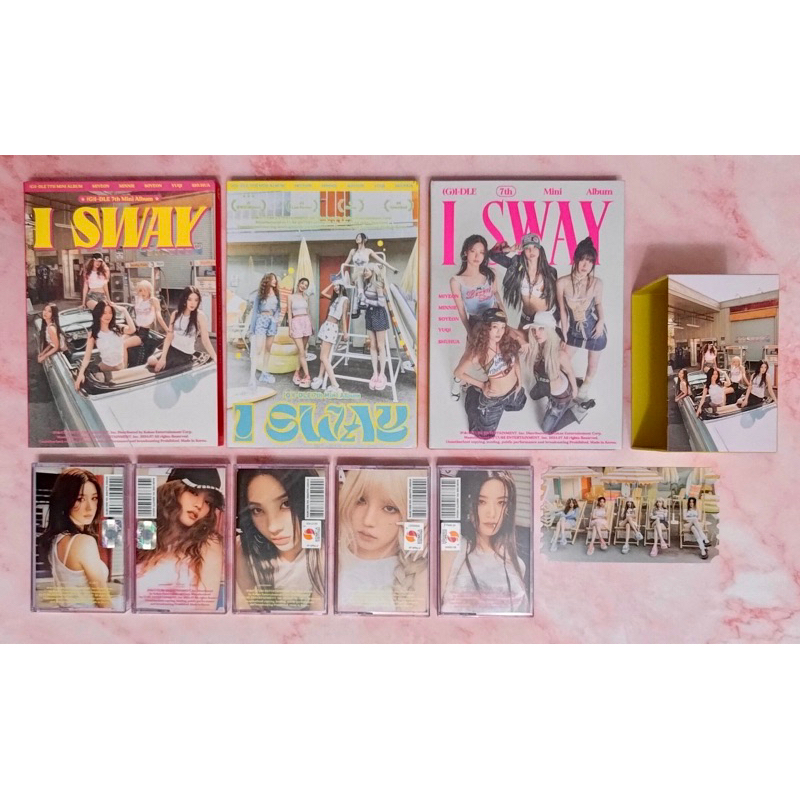 🏰 (G)I-DLE 迷你七輯 I SWAY 專輯 空專 海報 薇娟 Minnie 小娟 雨琦 舒華 | 蝦皮購物