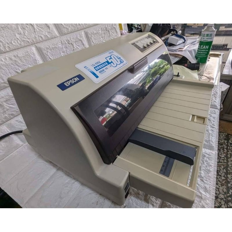 EPSON LQ-695C點陣式印表機，附前置導板，電源線，USB線，印字清晰，無斷針，附贈全新的色帶 | 蝦皮購物