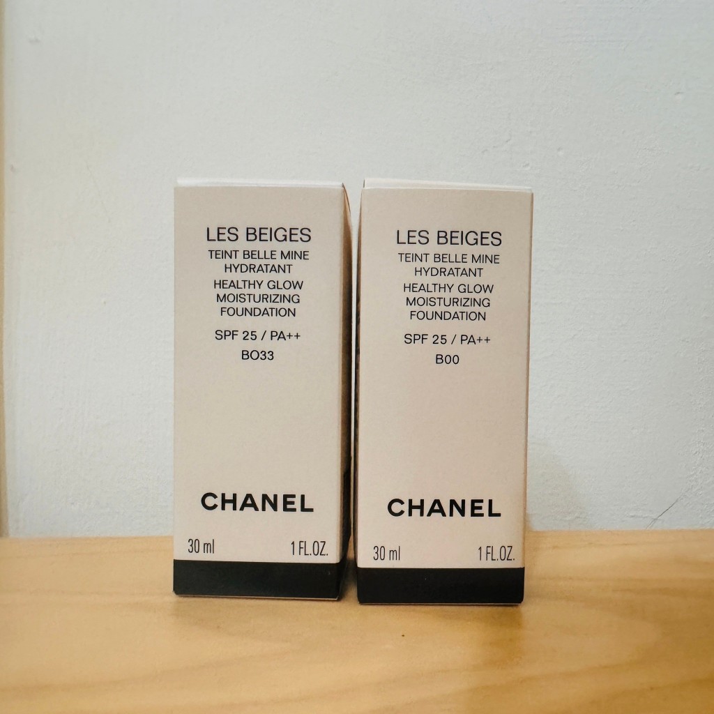 [全新正品現貨 2026.10]【CHANEL 香奈兒】香奈兒恆潤裸光水慕絲粉底 SPF25/PA++ B00 BO33 | 蝦皮購物