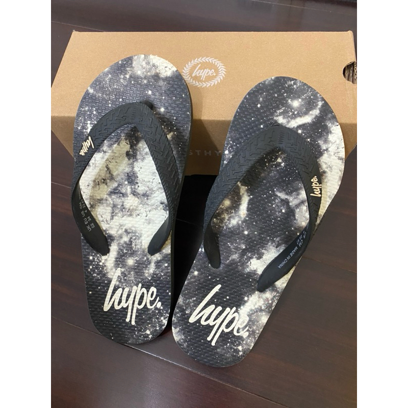 Hype mono space flip flops夾腳拖鞋/黑色 /EU:34/ 22.67cm | 蝦皮購物