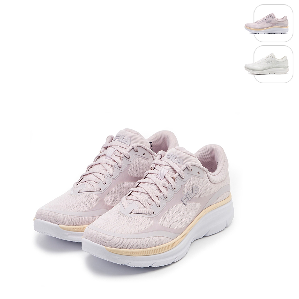 【FILA】中性 RGB AKIMBO 運動慢跑鞋-粉色 4-J035Y-140 | 蝦皮購物
