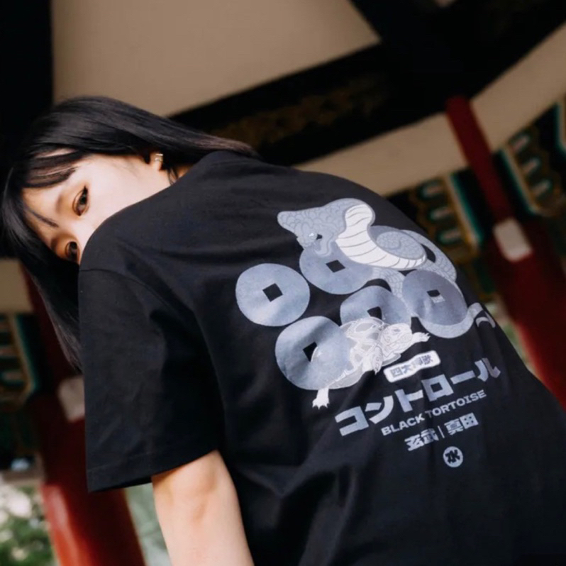 XCTRL.116 四神獸玄武真田短T-黑 | 蝦皮購物