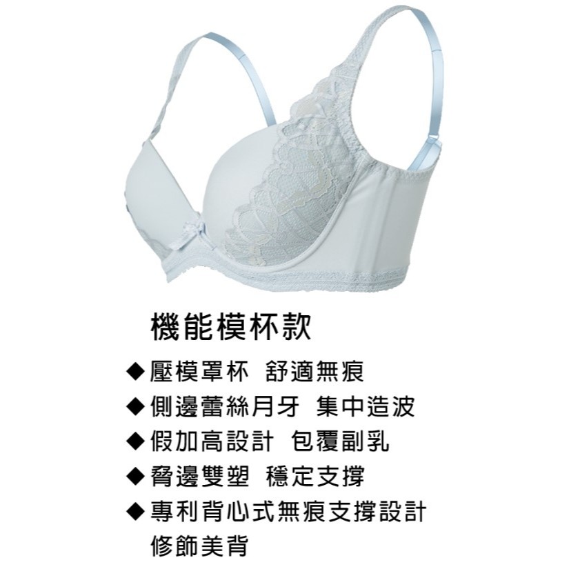 【悠閒小舖】SWEAR 思薇爾 美波曲線系列C-F罩模杯蕾絲包覆塑身內衣(晨煙藍)(75C)(全新剪標品) | 蝦皮購物