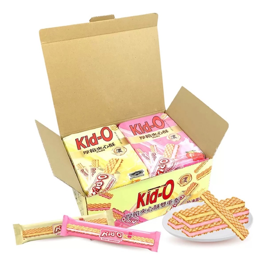 {現貨} 好市多 Kid-O 厚餡夾心酥雙重奏 草莓厚餡夾心酥 奶油厚餡夾心酥 夾心酥 | 蝦皮購物