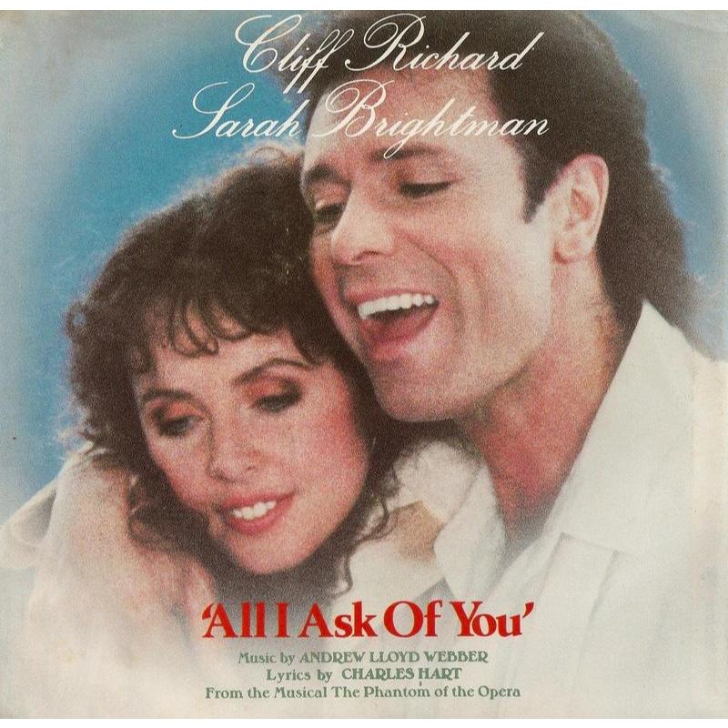 All I Ask of You-Cliff Richard & Sarah Brightman（7吋黑膠單曲）歌劇魅影 | 蝦皮購物