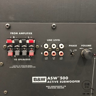 『澄橘』B&W ASW-500 重低音喇叭 Active-Subwoofer 黑《二手交換買賣》A70638 | 蝦皮購物