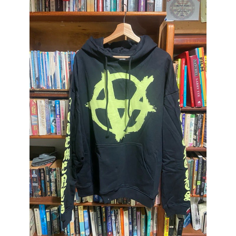 Vetements帽T連帽上衣Double Anarchy Logo Hoodie VTM | 蝦皮購物