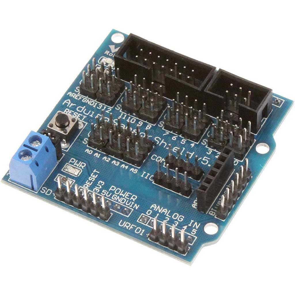 【橙の科技】Arduino uno r3 擴展板 sensor shield v5.0 | 蝦皮購物