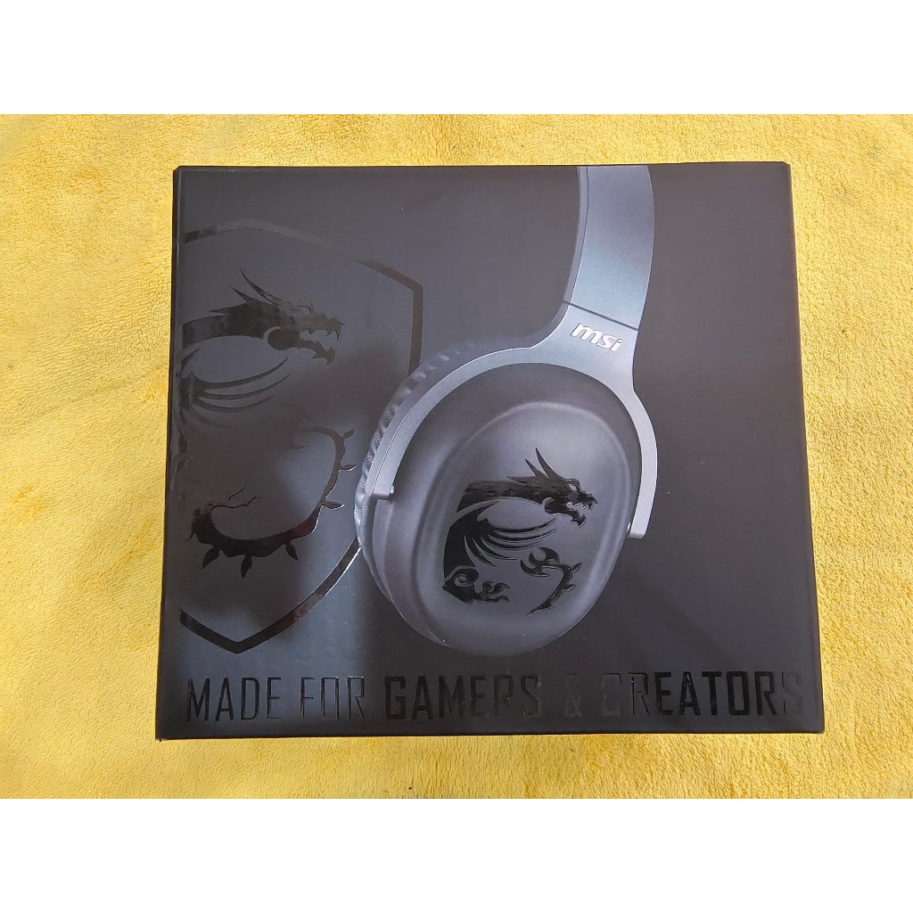 聯翔通訊 台灣公司貨 MSI H901 Gaming Headset 潮流摺疊耳機 全新未拆封 原廠盒裝 | 蝦皮購物