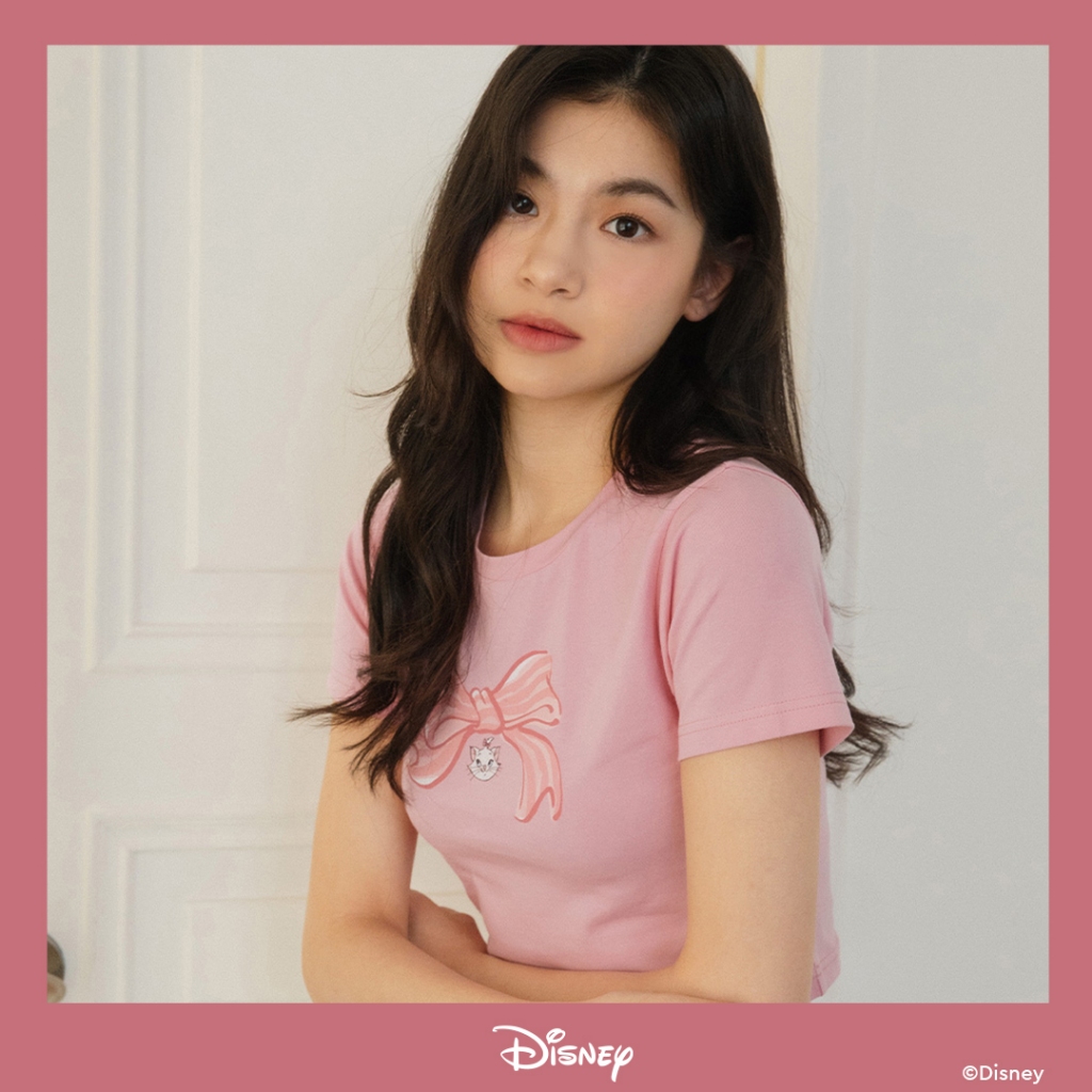 CACO-蝴蝶結瑪麗貓短版合身上衣(二色)-女【I2CO607】 | 蝦皮購物