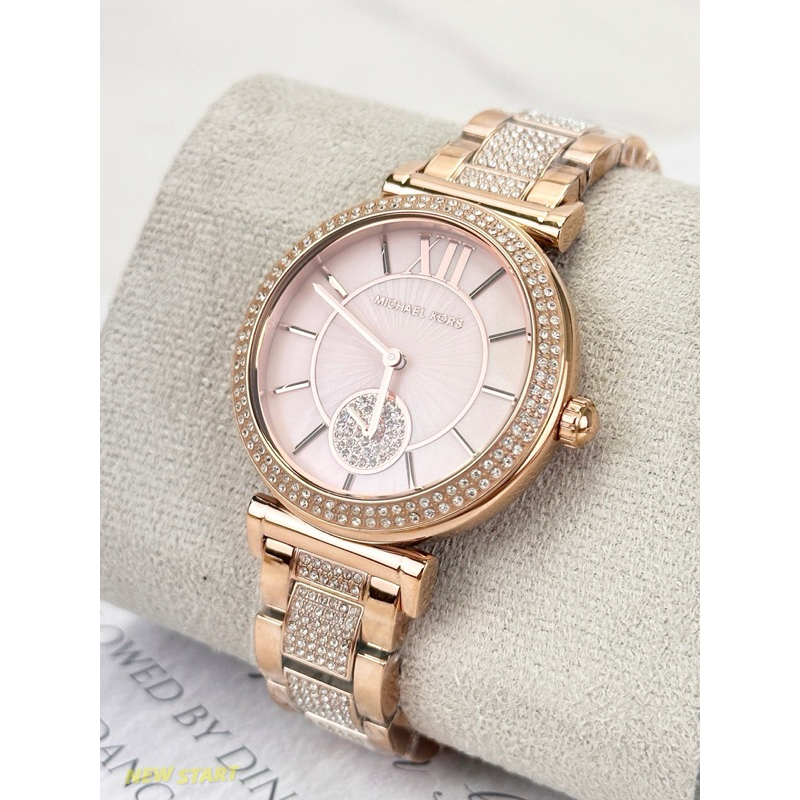 【New START精品服飾-員林】Michael Kors MK4617 玫瑰金 鑽框 36mm 女錶 手錶 | 蝦皮購物