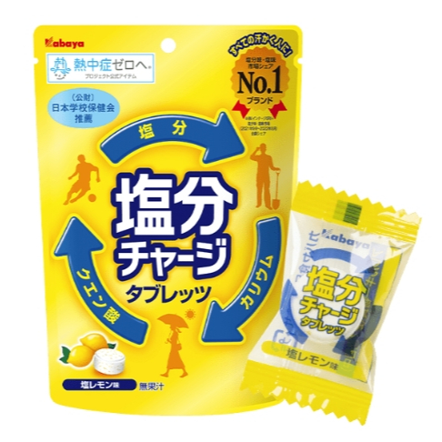 【台灣現貨】kabaya鹽錠 81g包 大包裝 萊姆檸檬風味 | 蝦皮購物